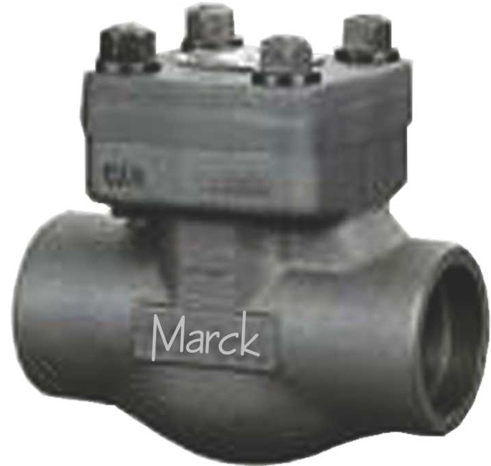 FORGED CARBON STEEL CHECK VALVE CLASS 1500 PISTON LIFT TYPE BOLTED COVER